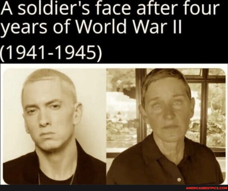 A soldier's face after four years of World War II (1941-1945) - America ...