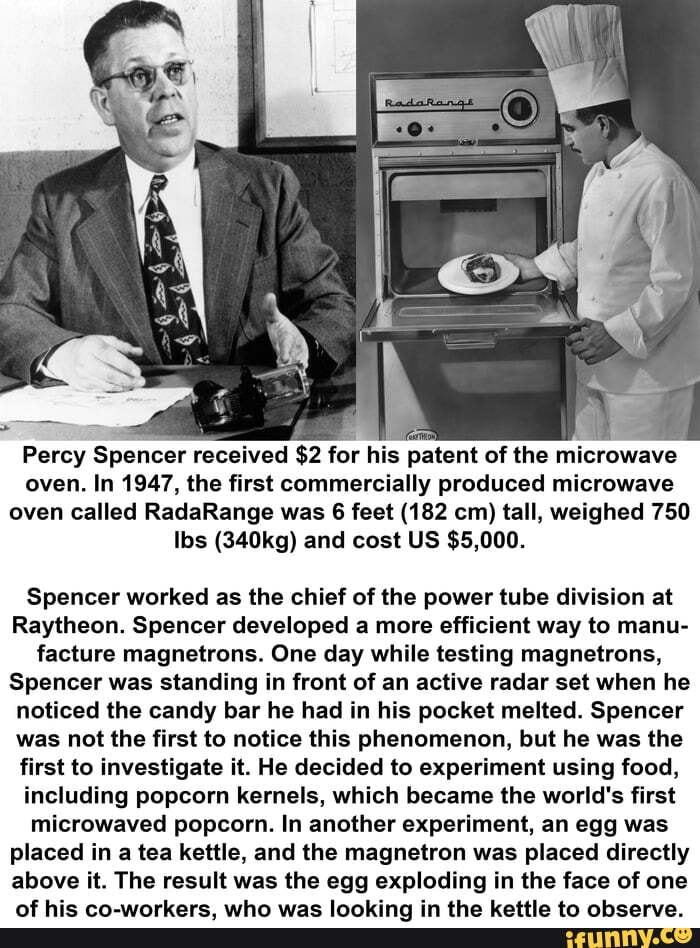 First Microwave Oven Percy Spencer