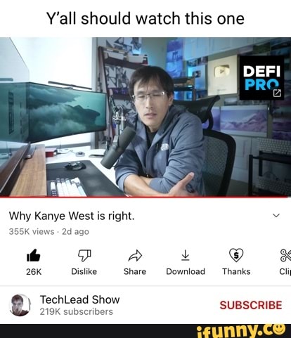 Y'all should watch this one Why Kanye West is right. 355K views - ago ...