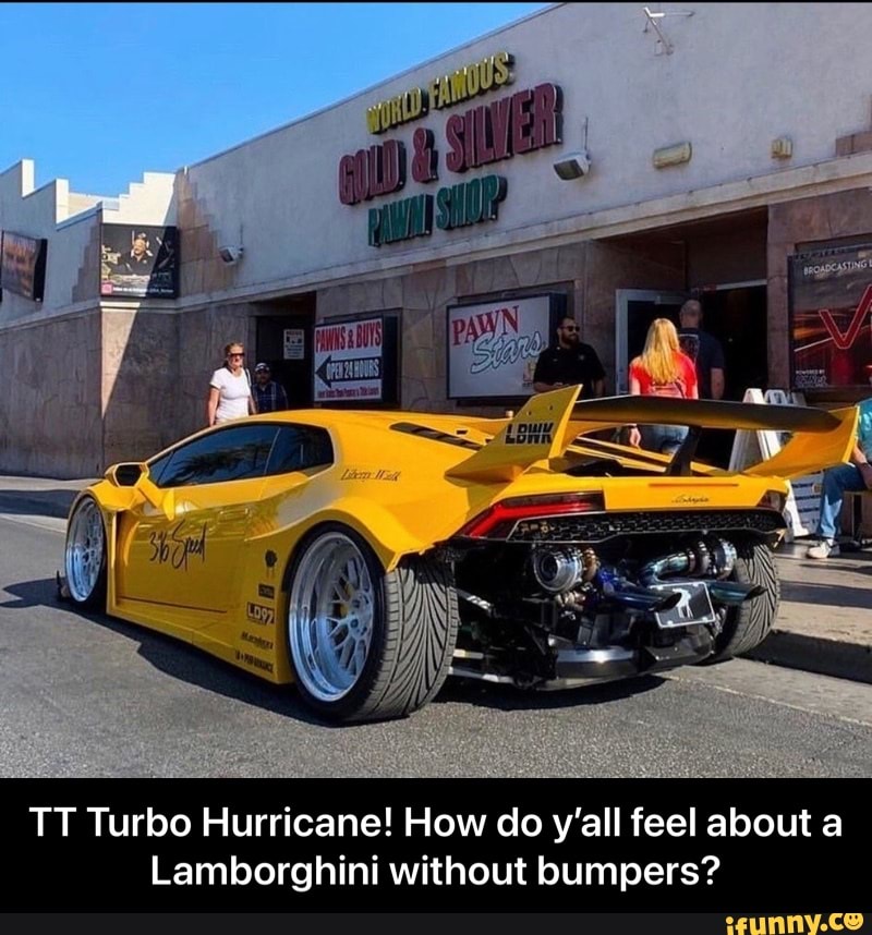 TT Turbo Hurricane! How do y'all feel about a Lamborghini without ...
