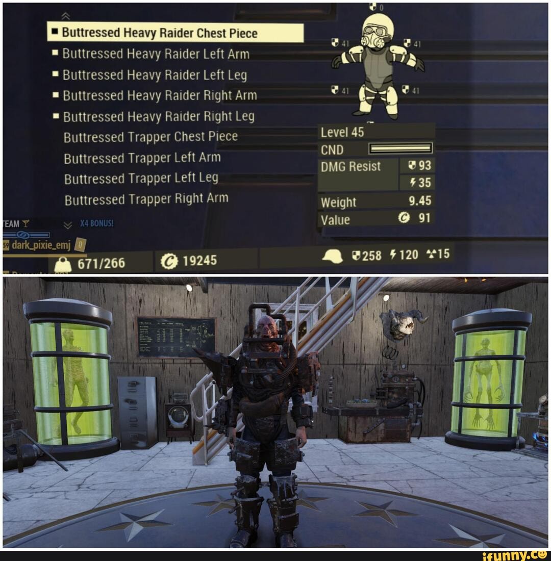 Raider Armor - Buttressed Heavy Raider Chest Piece Buttressed Heavy ...