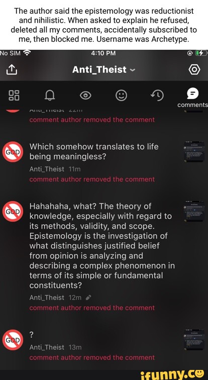 Epistemology memes. Best Collection of funny Epistemology pictures on iFunny