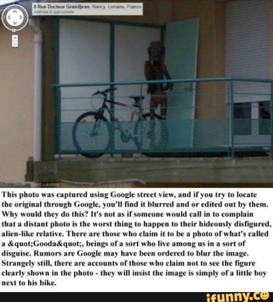 This photo was captured using Google street view, and if you try to ...