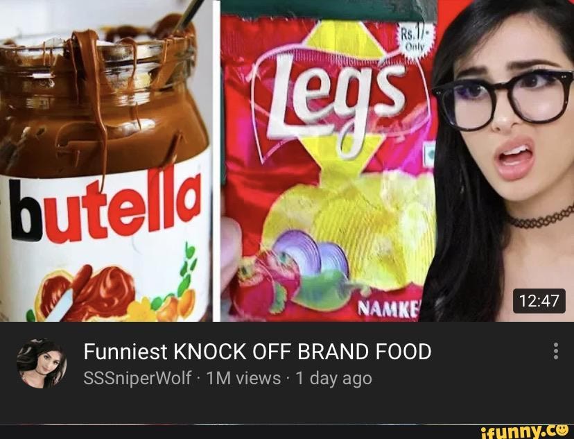 E Funniest KNOCK OFF BRAND FOOD Y 1M views 1 day ago - iFunny E Funniest KNOCK OFF BRAND FOOD Y 1M views 1 day ago - iFunny