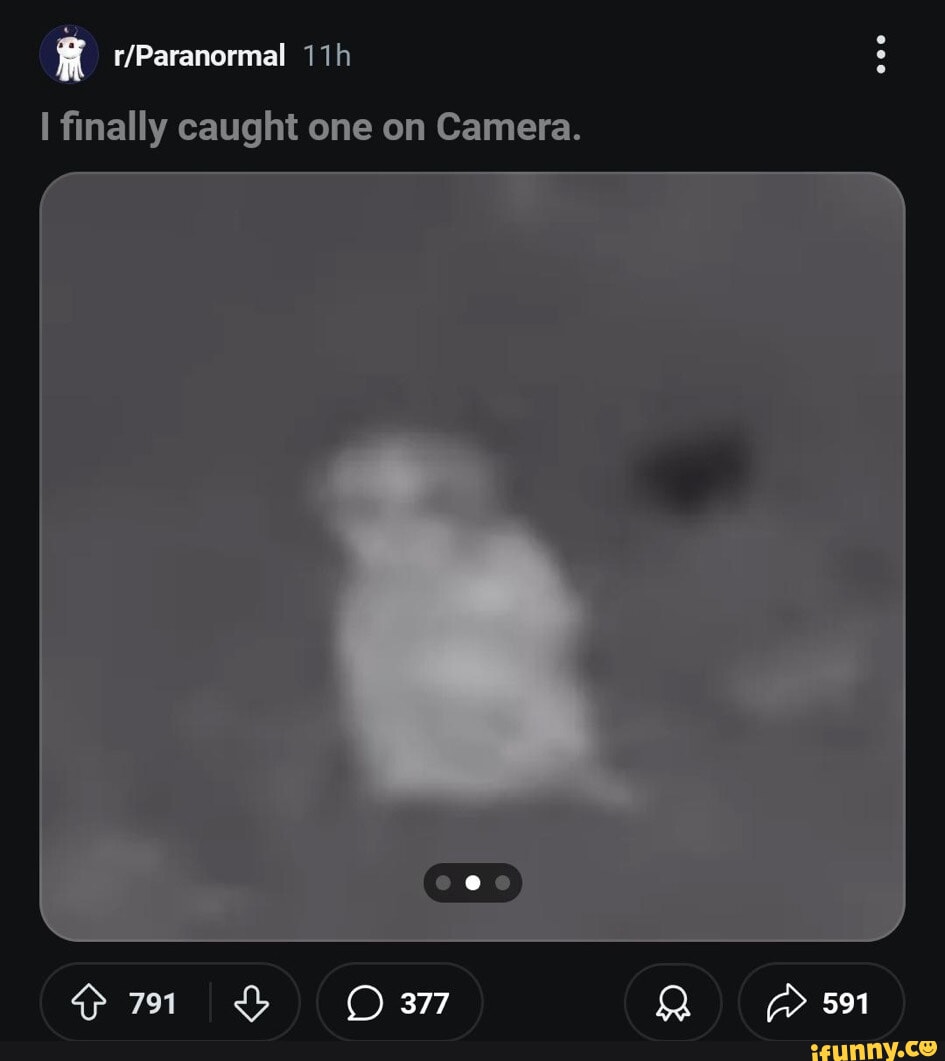 /Paranormal I finally caught one on Camera. - iFunny