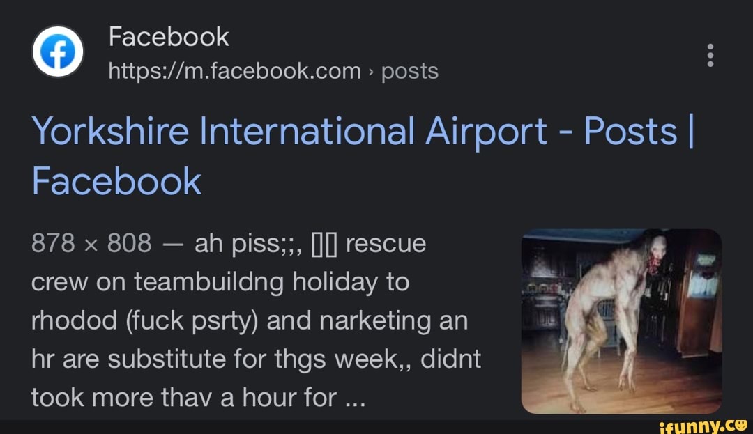 Facebook posts Yorkshire International Airport - Posts I Facebook 878 x ...
