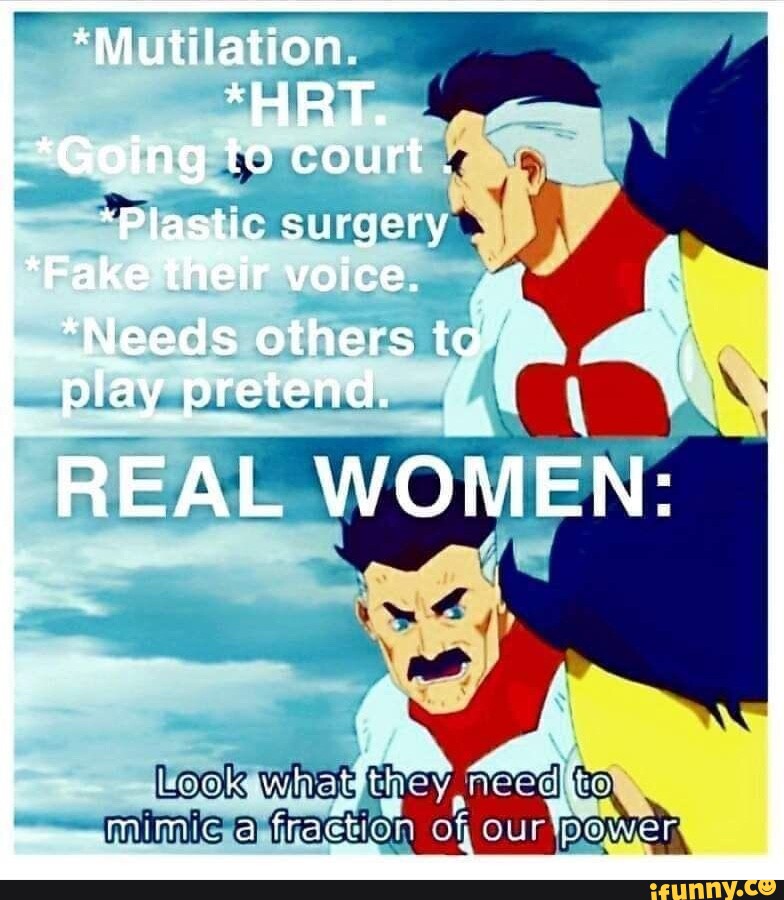 *Mutilation *HRT. *Going to court. *Plasuic surgery *Fake their voice ...