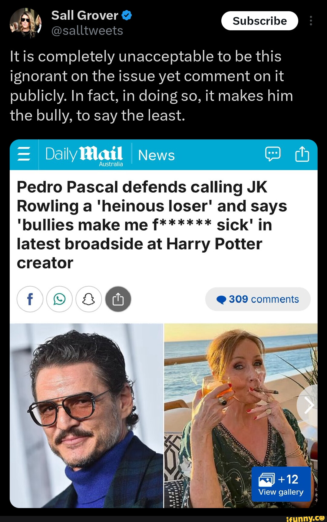 Sall Grover @ Subscribe It is completely unacceptable to be this ...