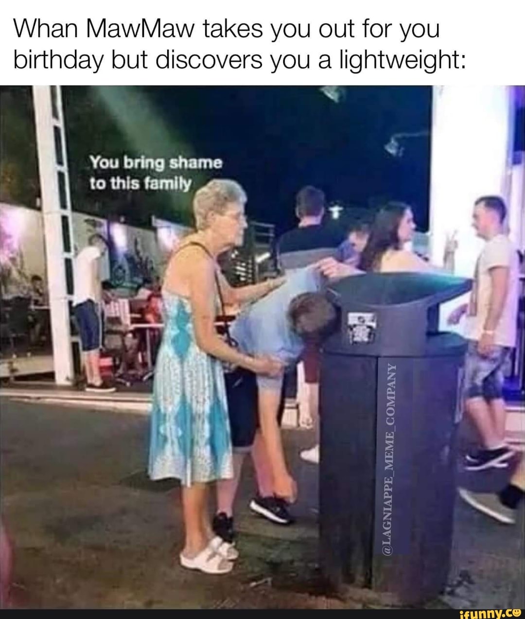 Whan MawMaw takes you out for you birthday but discovers you a ...