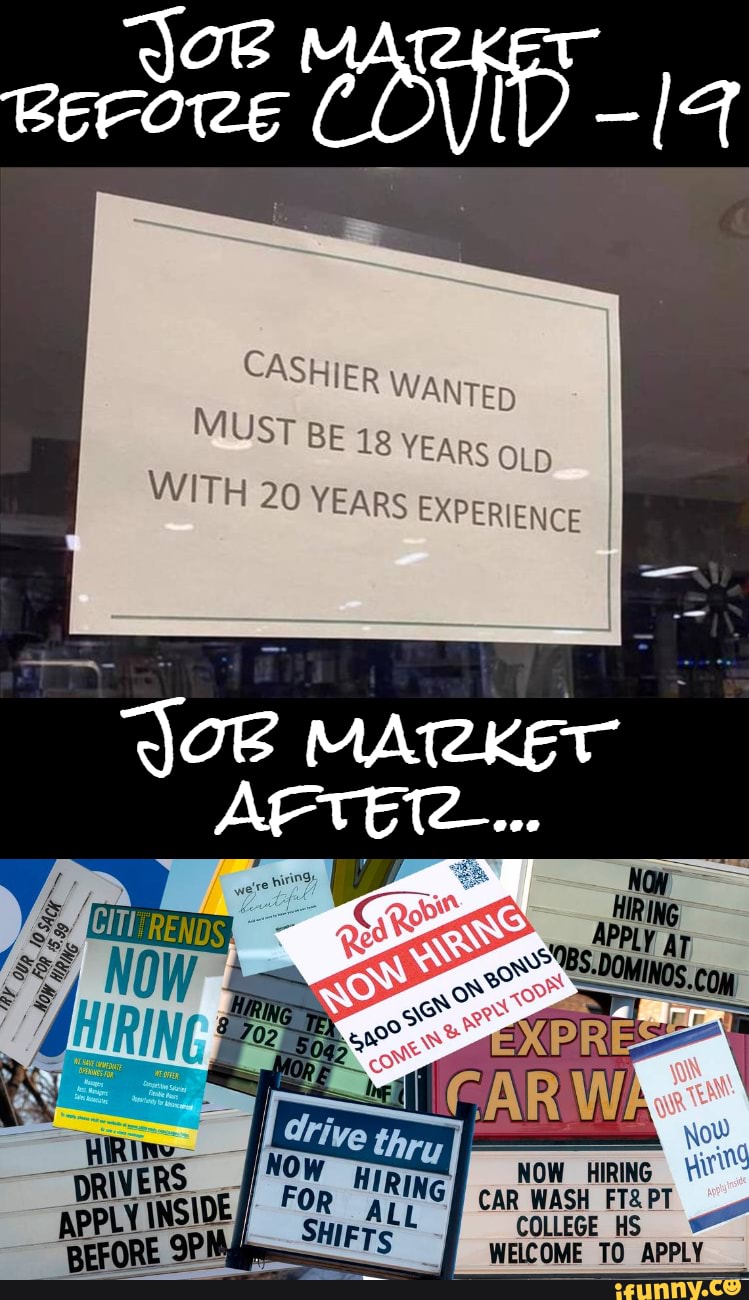 CASHIER WANTED MUST BE 18 YEARS WITH 20 YEARS EXPERIENCE _I W_ HIRING R ...