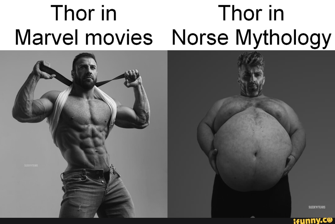 Meme - Thor in Thor in Marvel movies Norse Mythology - iFunny