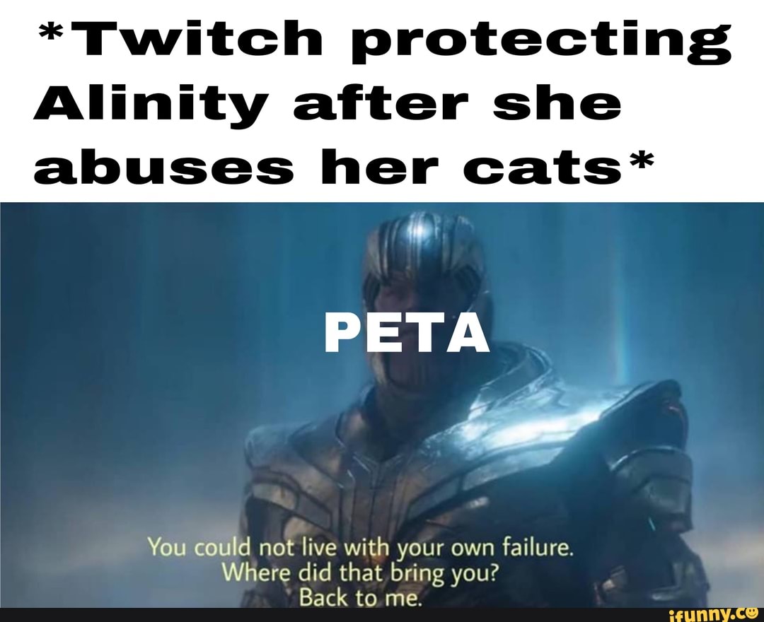 *Twitch protecting Alinity after she abuses her cats* You could not ...