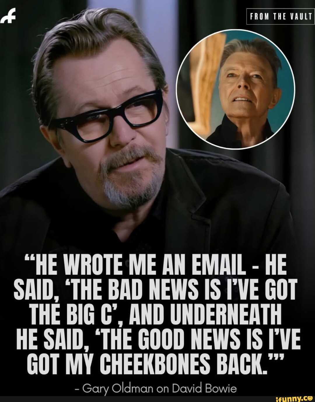 FROM THE VAULT "HE WROTE ME AN EMAIL - HE SAID, THE BAD NEWS IS I'VE ...
