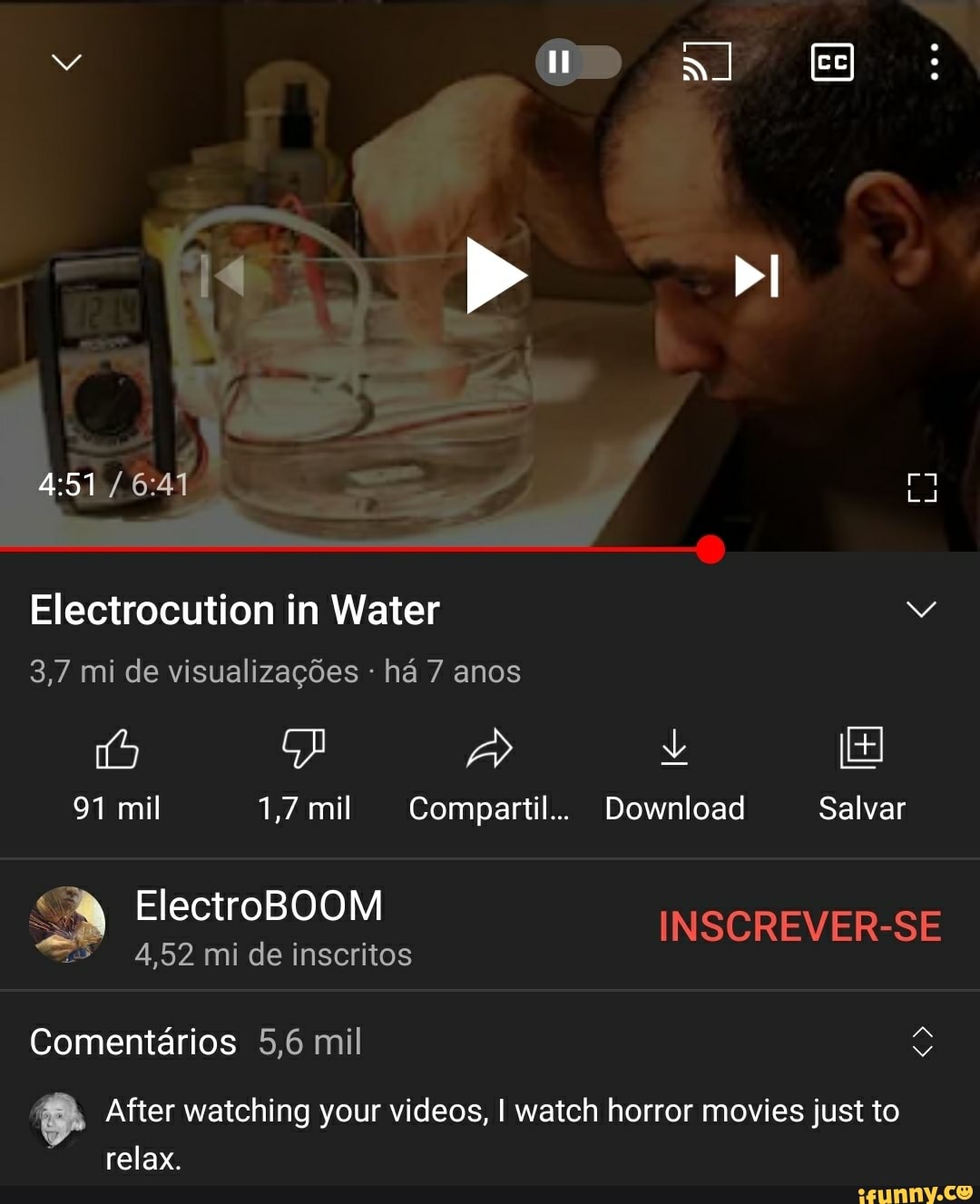 ND al Electrocution in Water 3,7 mi de visualizações - há 7 anos 91 mil ...