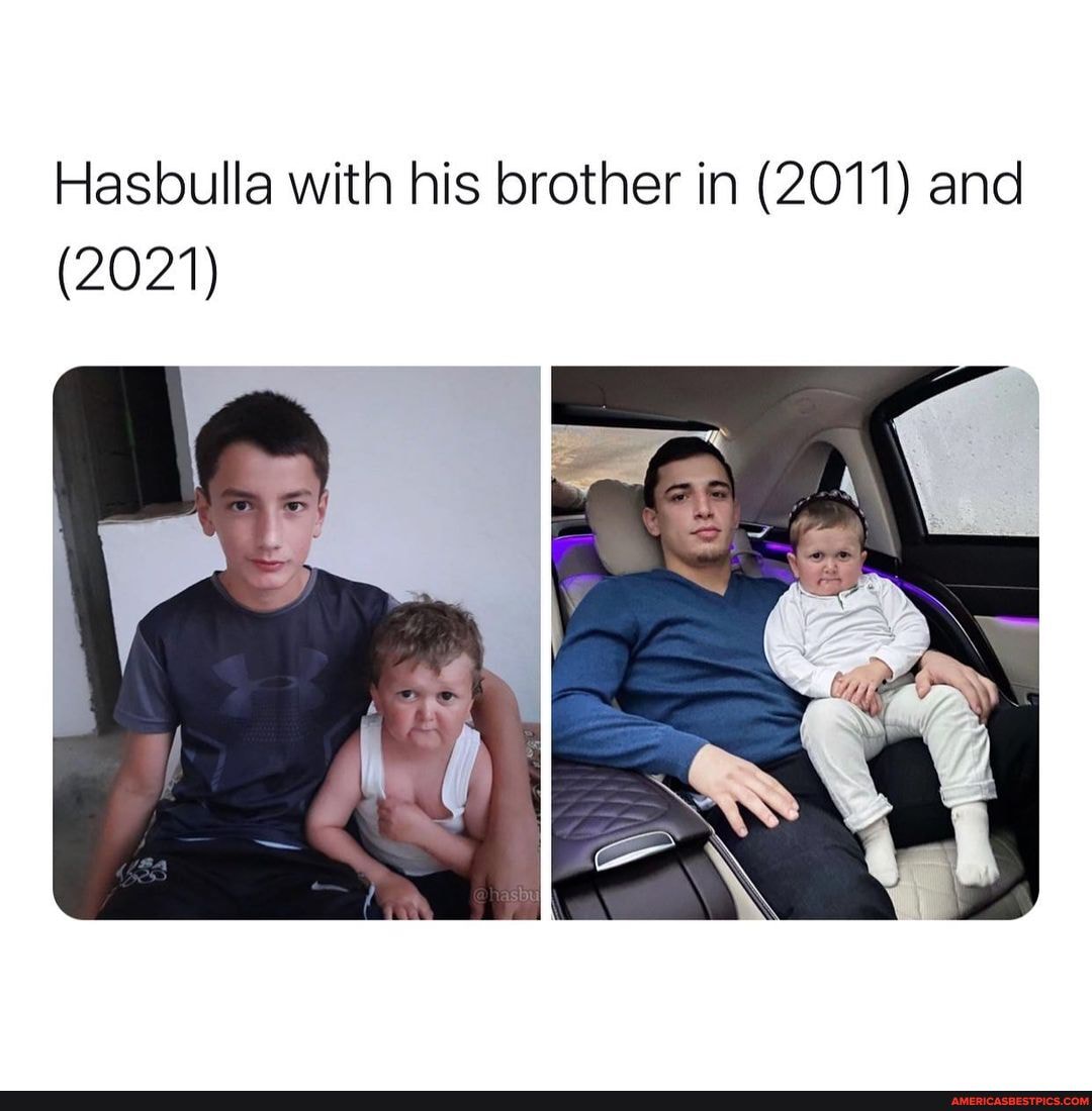 Hasbulla with his brother in (2011) and (2021) - America’s best pics ...