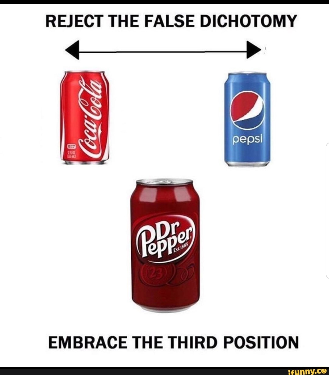 REJECT THE FALSE DICHOTOMY EMBRACE THE THIRD POSITION - iFunny