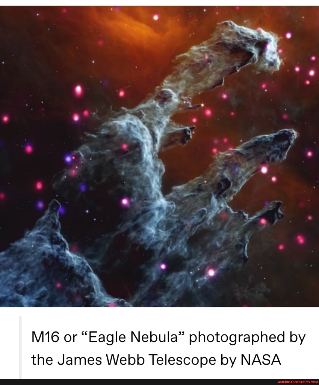 Or "Eagle Nebula" photographed by the James Webb Telescope by NASA ...