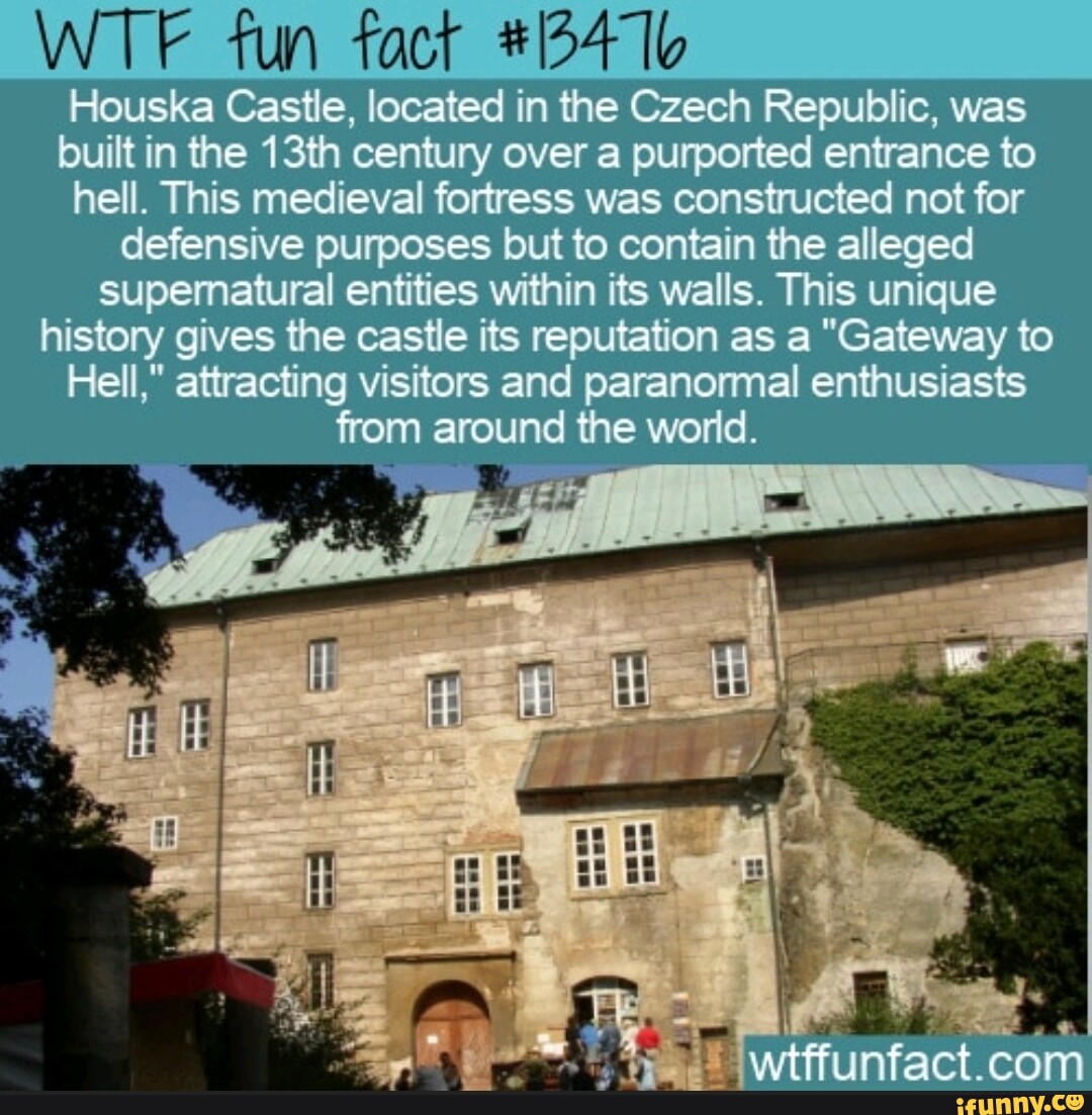 WT fun fact Rouska Castle, located in the Czech Republic, was louilt in ...