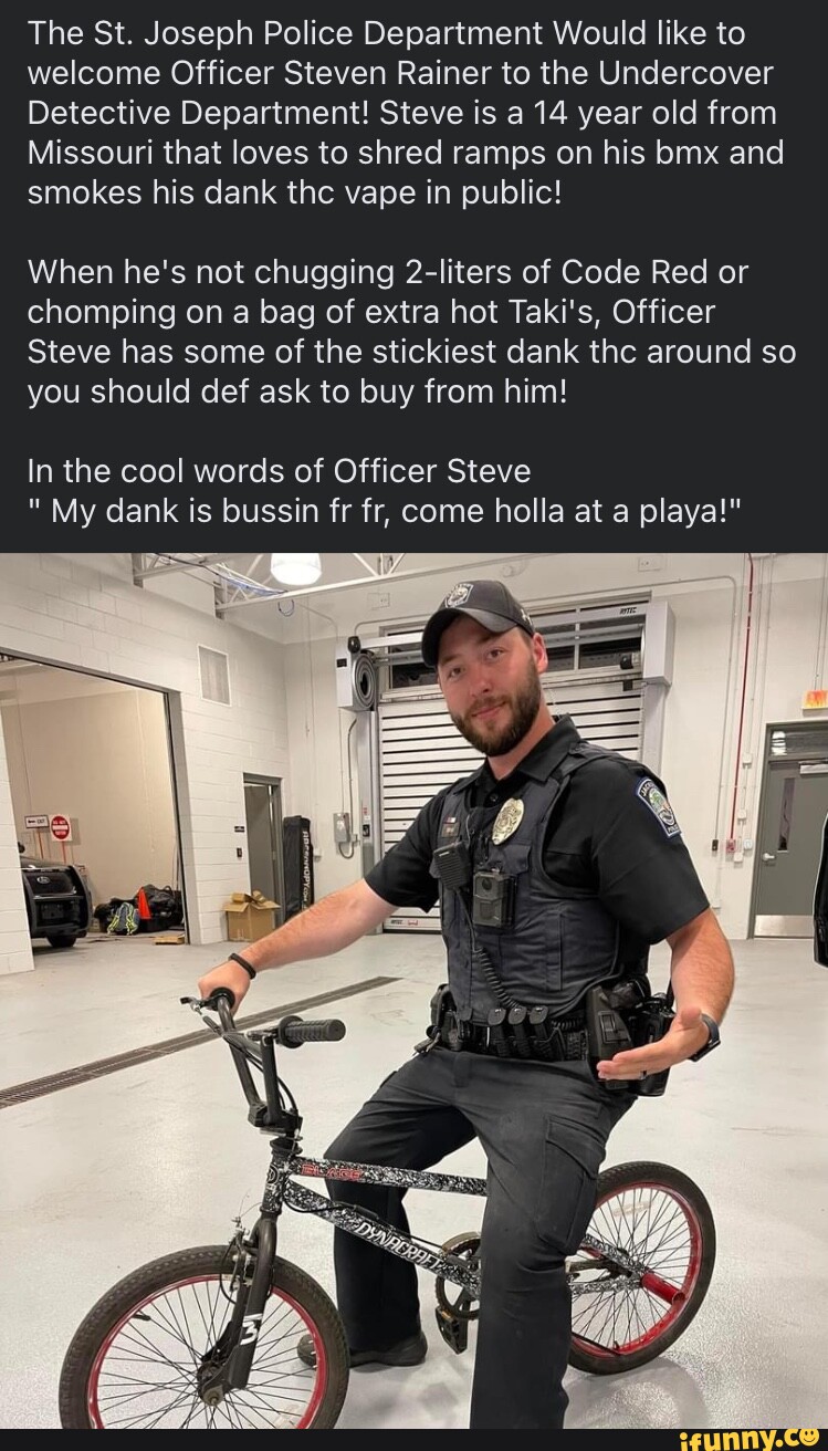 The St. Joseph Police Department Would like to welcome Officer Steven ...