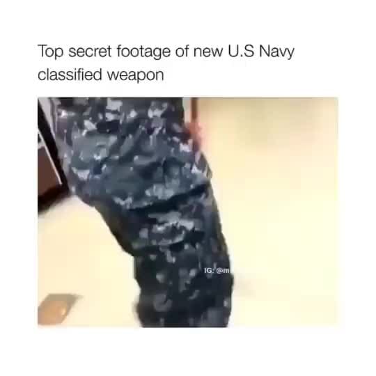 Top secret footage of new U.S Navy classified weapon - )