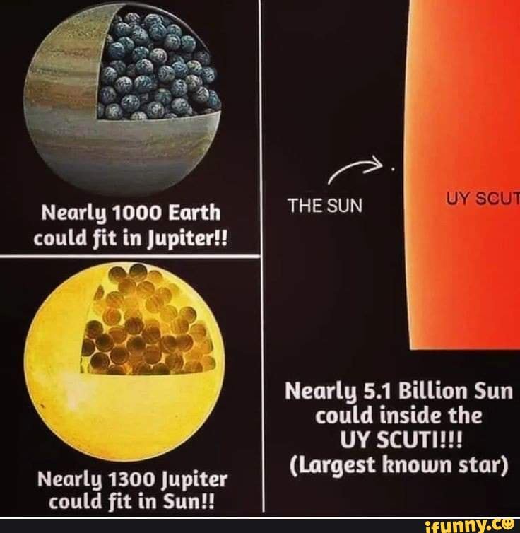 The Biggest Star Is The Sun