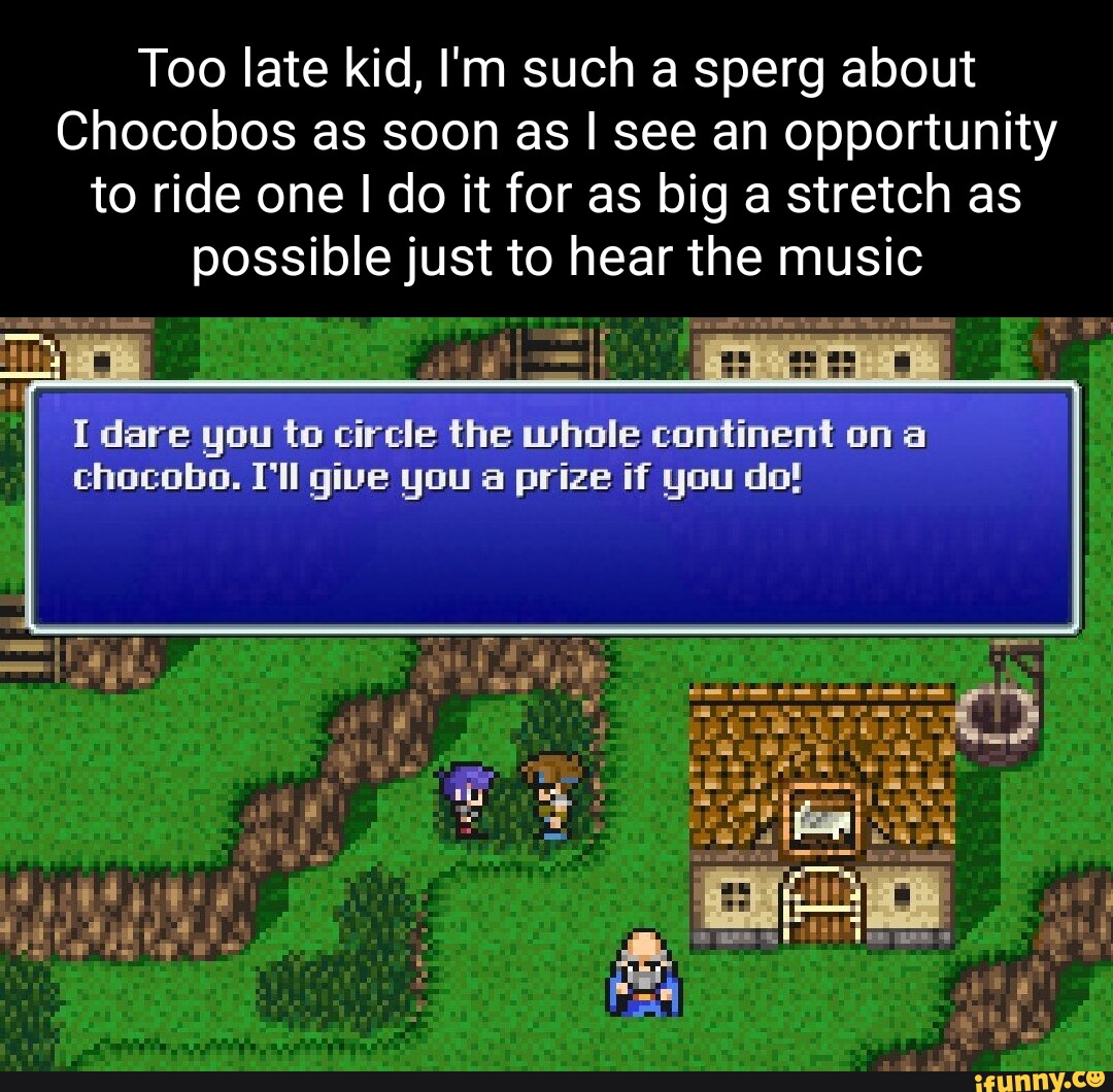 Chocobos memes. Best Collection of funny Chocobos pictures on iFunny