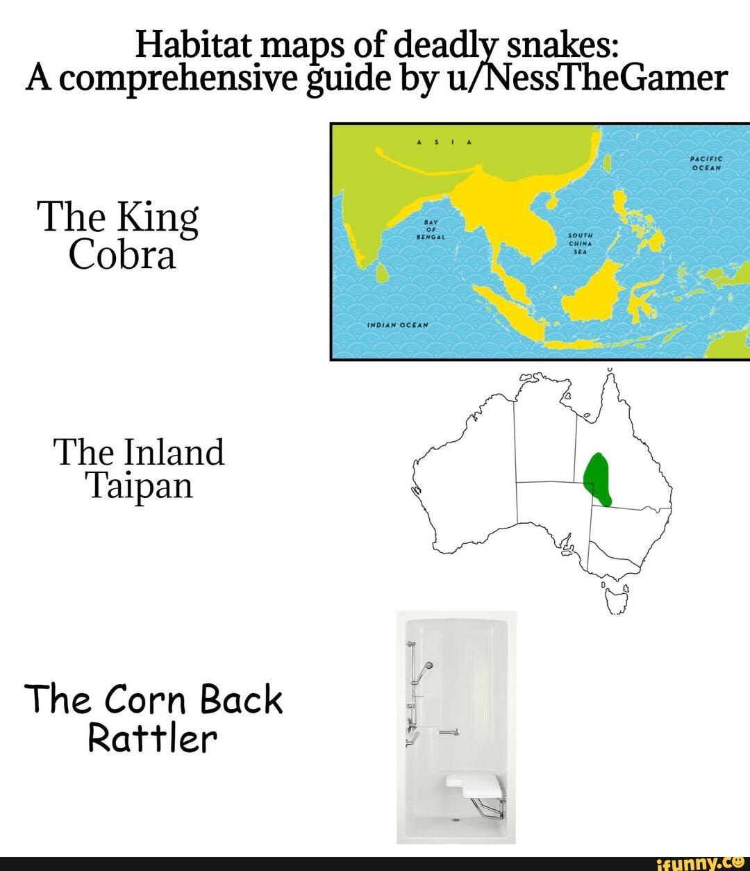 Habitat maps of deadly snakes: A comprehensive guide by OCEAN The King ...