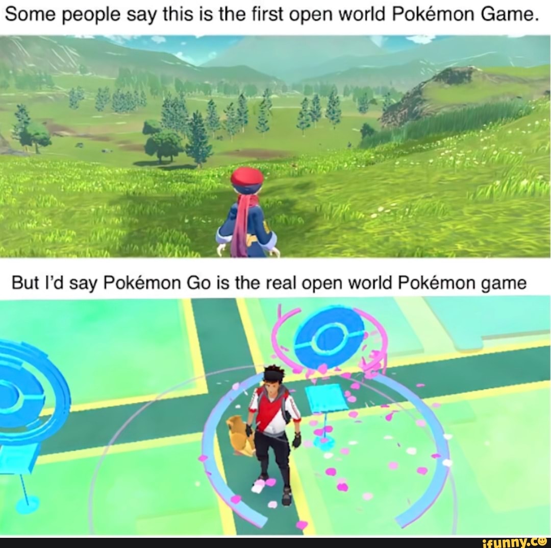 Some people say this is the first open world Pokemon Game. But I'd say ...