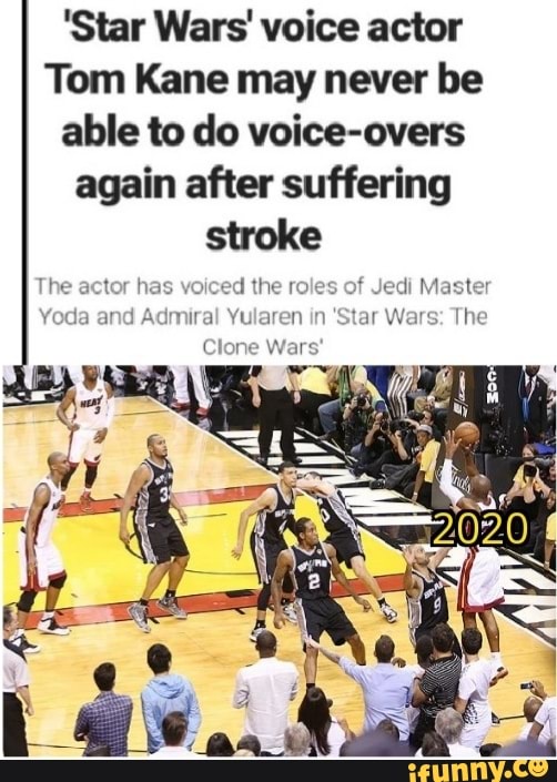 Star Wars' voice actor Tom Kane may never be able to do voice- overs ...