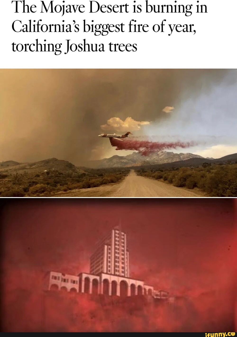 The Mojave Desert is burning in California's biggest fire of year ...