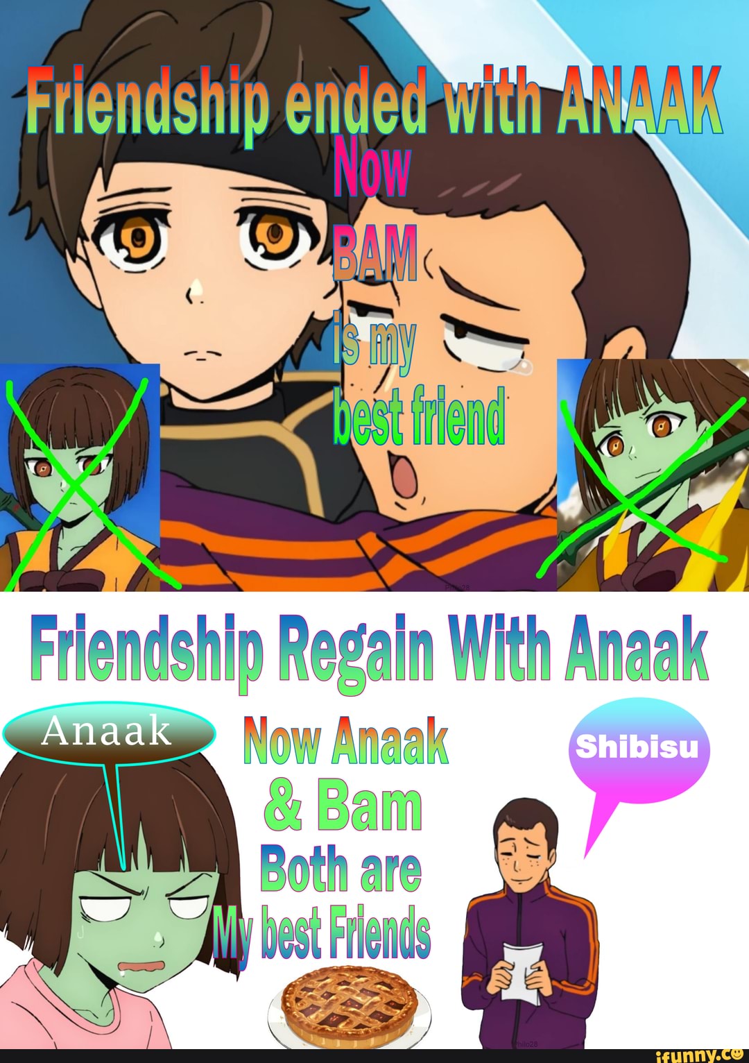 A "Tower of God" parody of the Mudasir Facebook meme. - Friendship ...