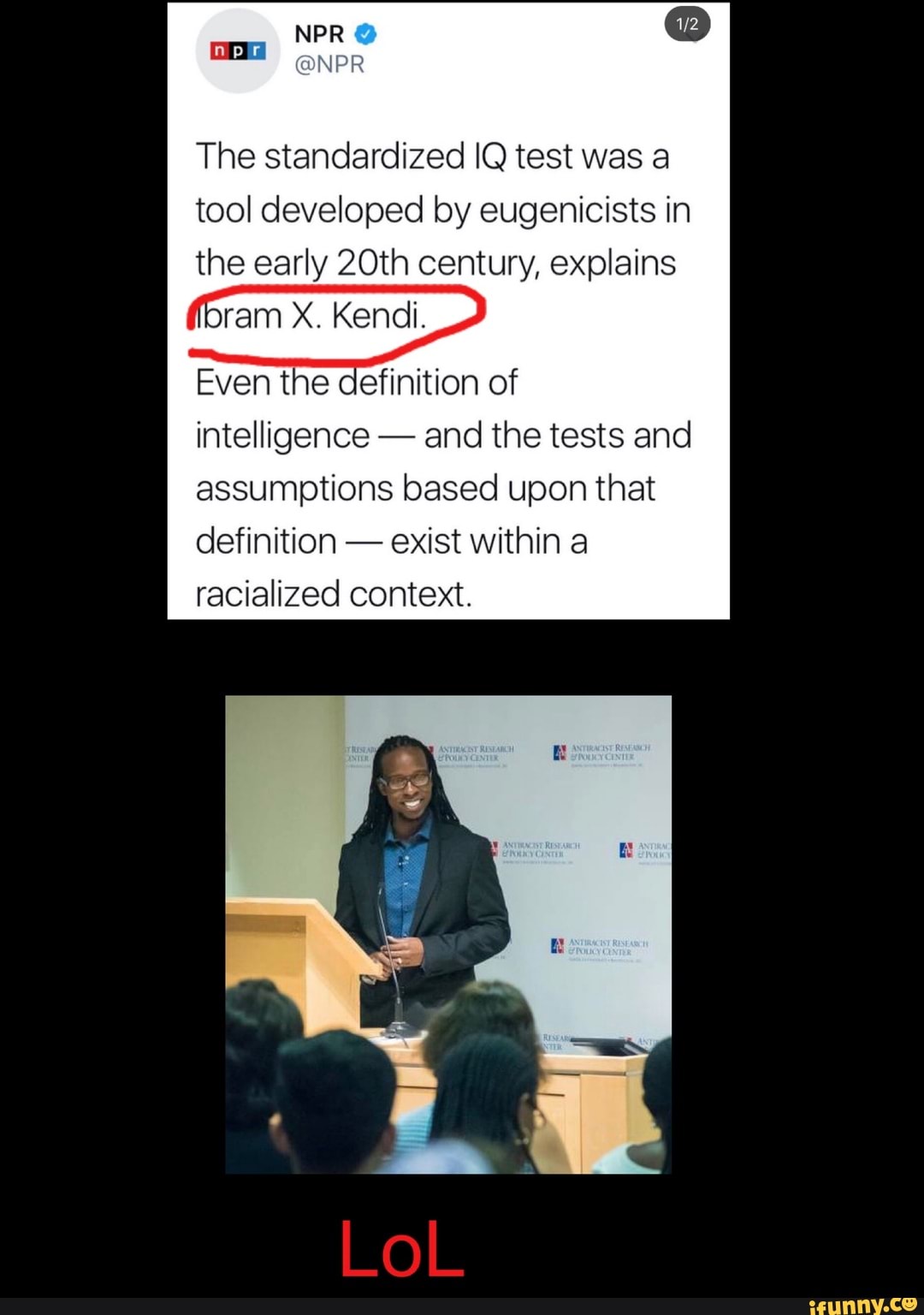 The standardized IQ test was a tool developed by eugenicists in the ...