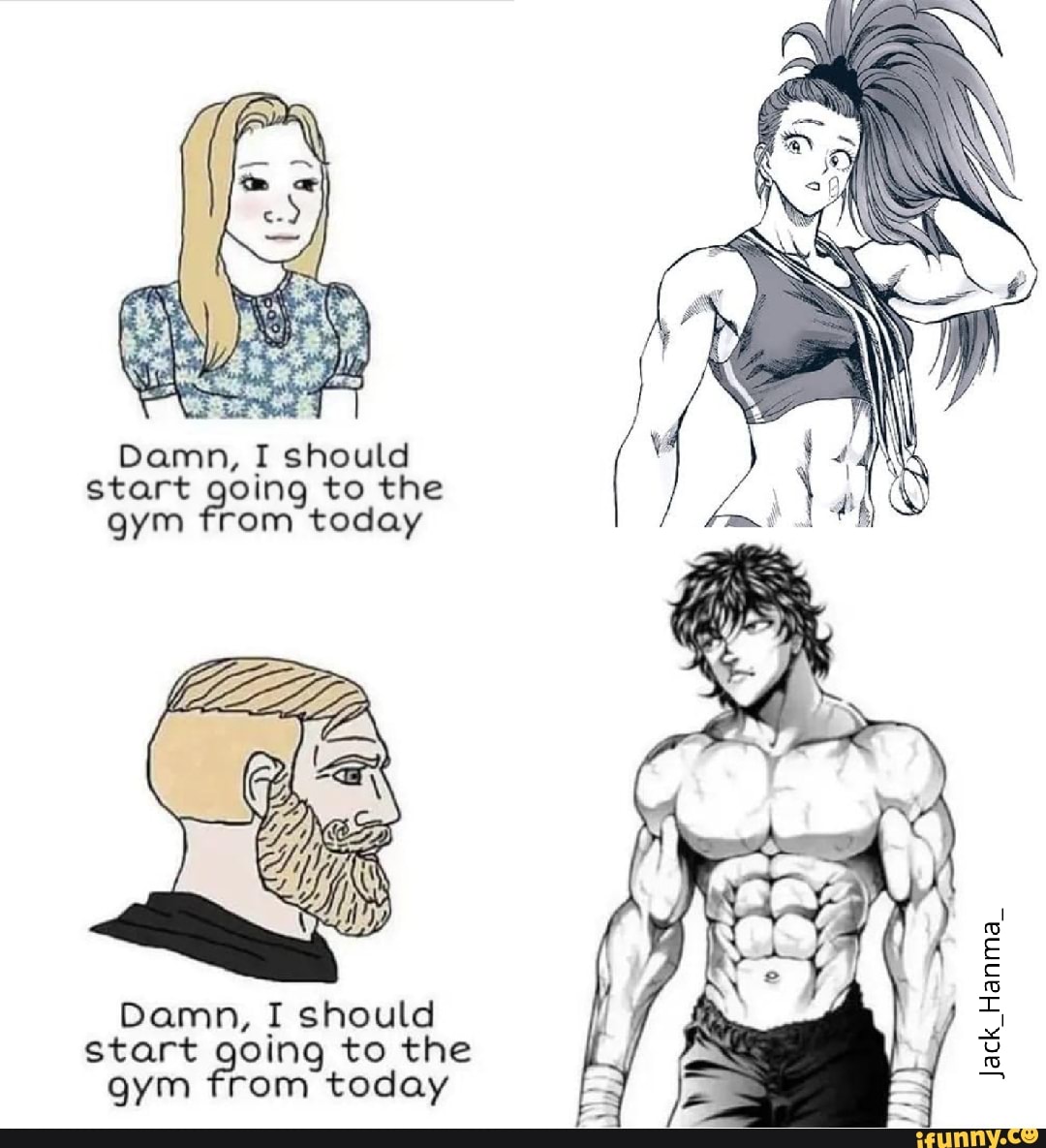 Bakihanma memes. Best Collection of funny Bakihanma pictures on iFunny