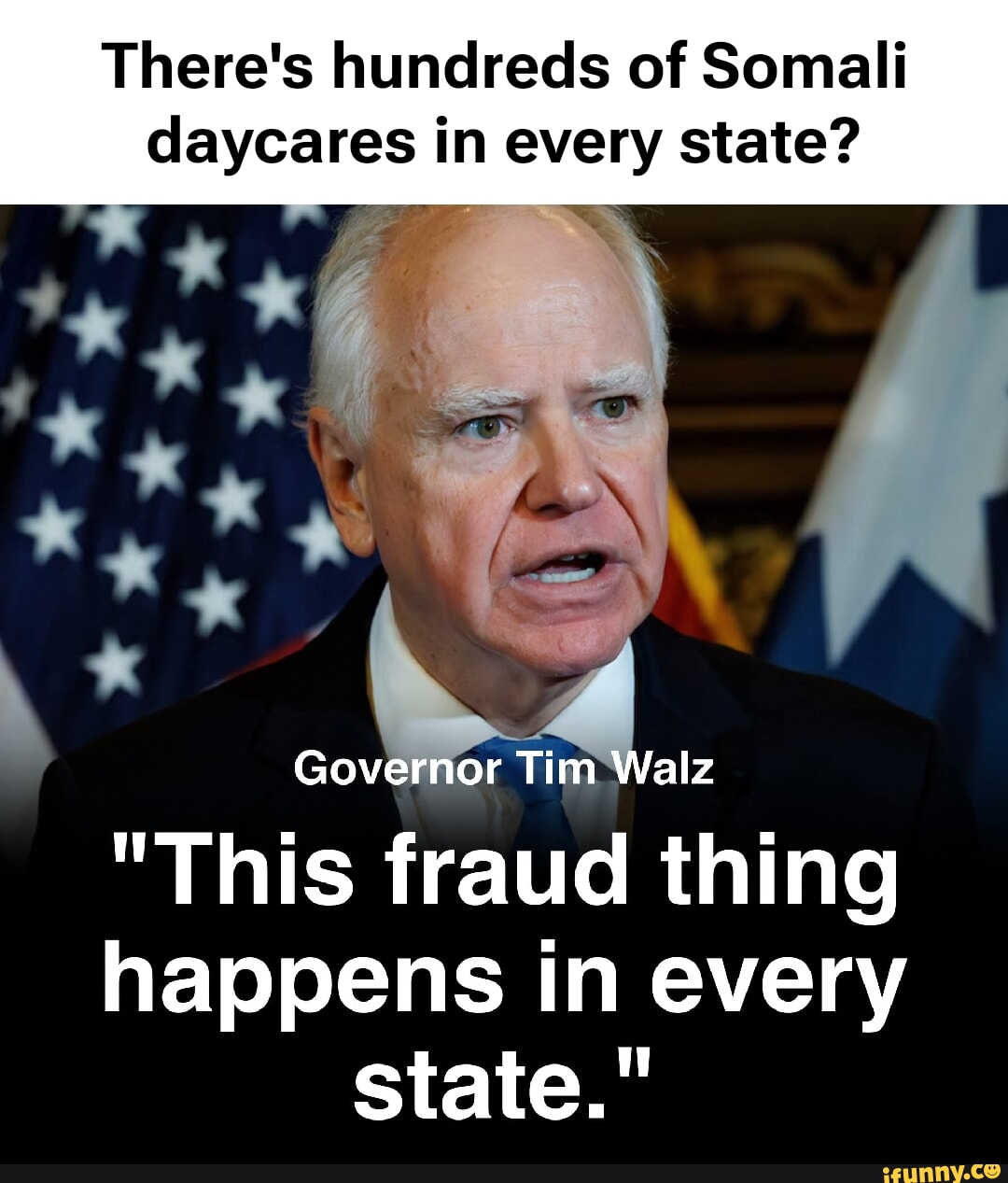 There's hundreds of Somali daycares in every state? Governor Tim Walz ...