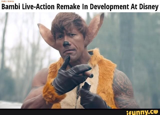 Memes! memes I say - Bambi Live-Action Remake In Development At Disney ...