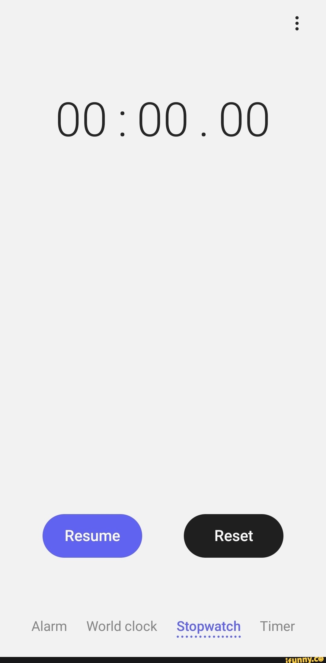 : OO Resume Alarm World clock Stopwatch Timer 200000000000000 - iFunny ...