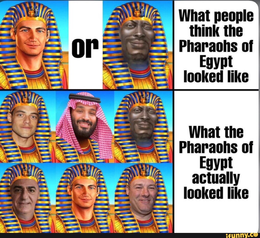 What people think the Pharaohs of Egypt looked like What the - I ...