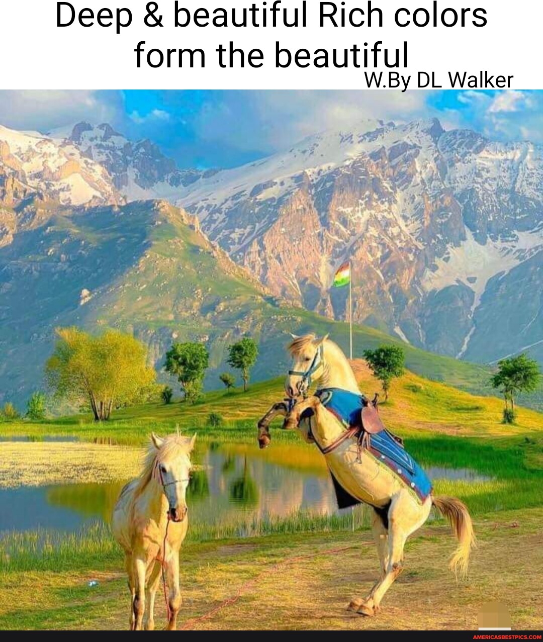 Deep & beautiful Rich colors form the beautiful W.By DL Walker ...