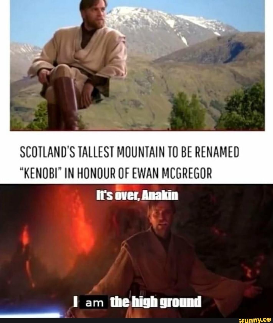 SCOTLAND'S TALLEST MOUNTAIN TO BE RENAMED "KENOBI" IN HONOUR OF EWAN ...
