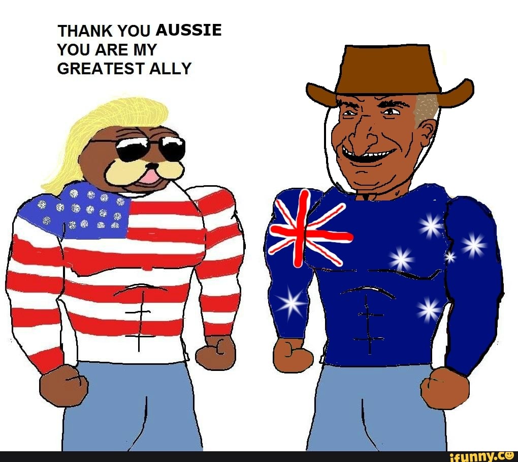 THANK YOU AUSSIE YOU ARE MY GREATEST ALLY - iFunny