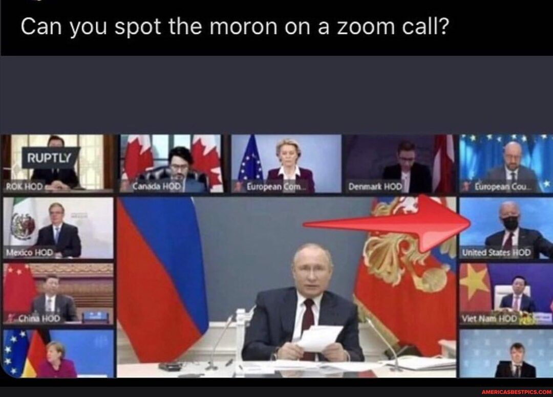 Can you spot the moron on a zoom call? UPTLY - America’s best pics and ...