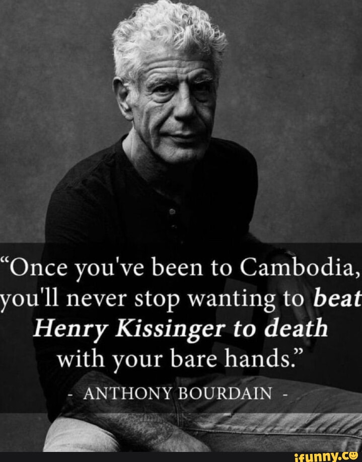 "Once you've been to Cambodia, you'll never stop wanting to beat Henry ...