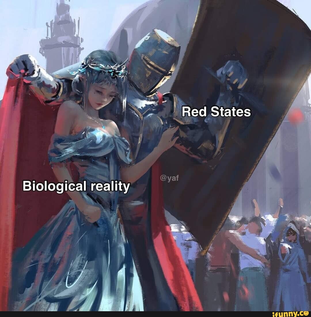 Red States Biological reality - iFunny