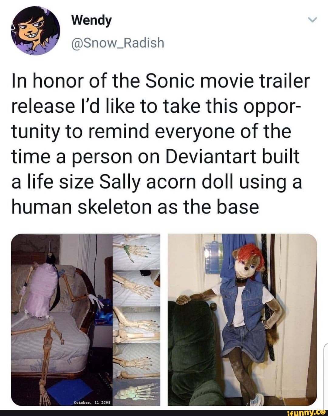 In honor of the Sonic movie trailer release I'd like to take this oppor ...