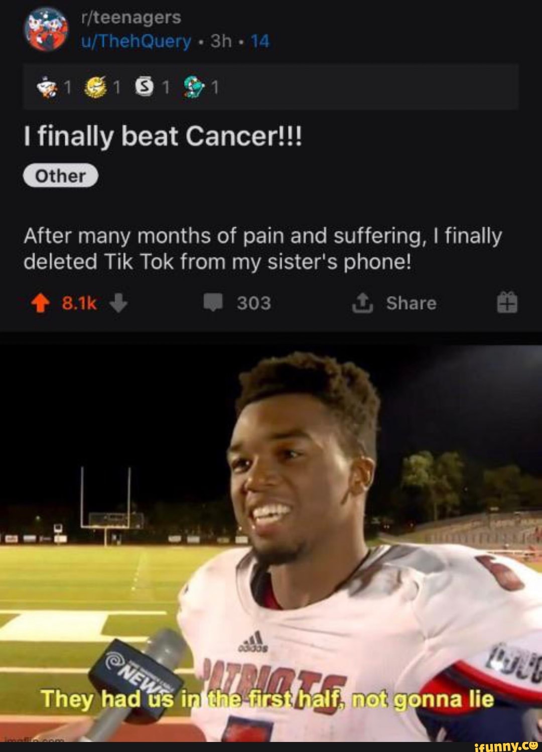 I finally beat Cancer!!! After many months of pain and suffering, I ...