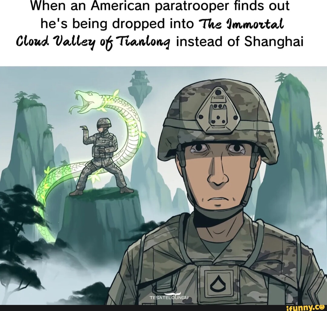 When an American paratrooper finds out he's being dropped into The ...