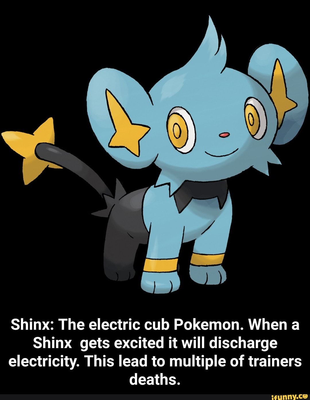 Shinx: The electric cub Pokemon. When a Shinx gets excited it will ...