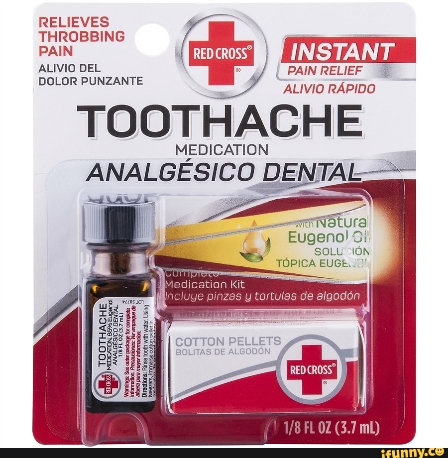 DOLOR PUNZANTE RELIEVES THROBBING \ PAIN revcross' INSTANT ALIVIO DEL ...