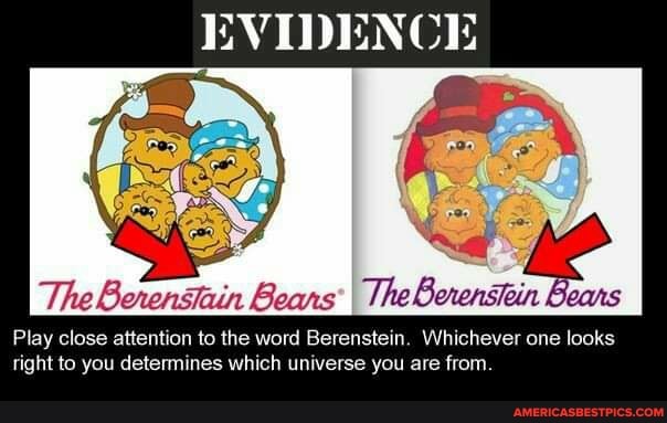 EVIDENCE The Berenstain Beans' The Berenstein Beans Play close ...