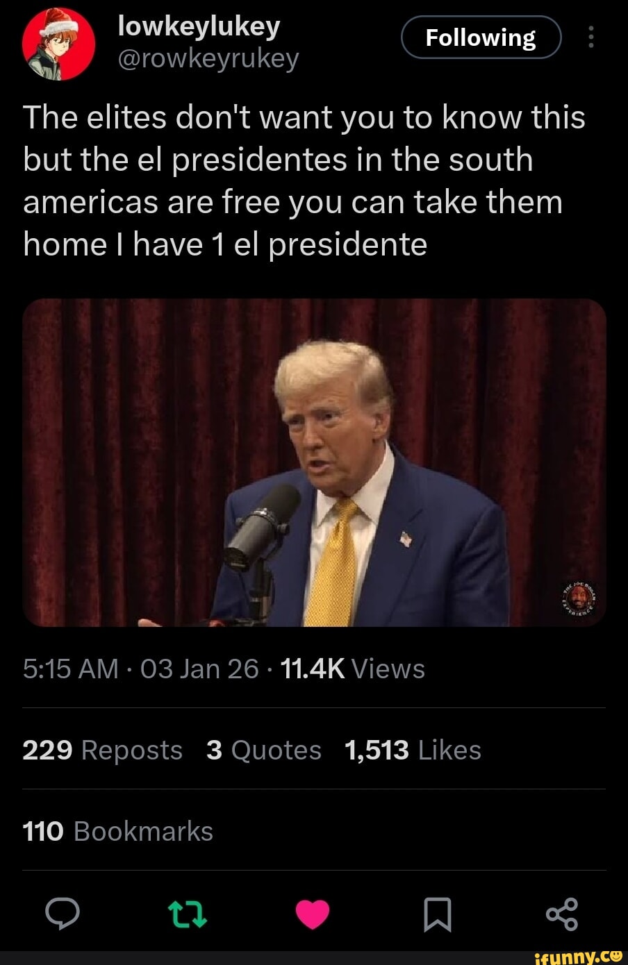 Following lowkeylukey A @rowkeyrukey The elites don't want you to know ...